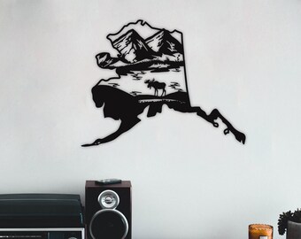 Alaska Metal Sign - Etsy