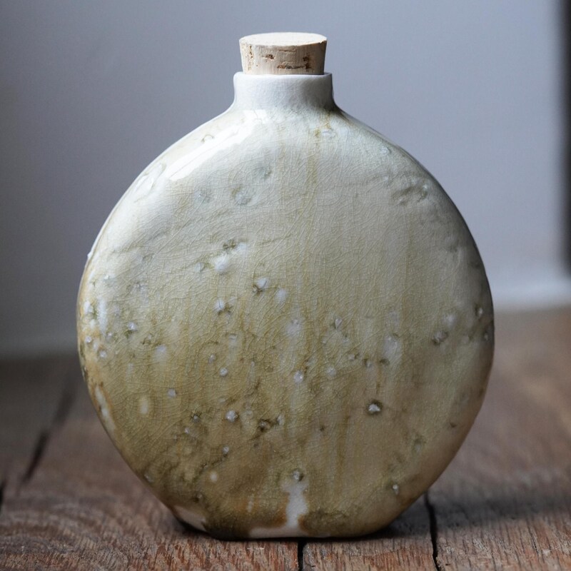 Ceramic Flask - Etsy