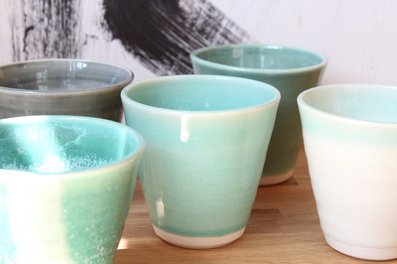 Handmade Pottery Cup Ceramic Cups Colourful Pottery - Etsy