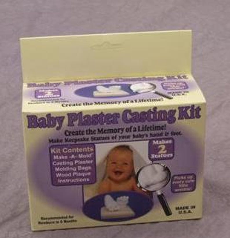 Baby Plaster Casting Kit Keepsakes - Etsy