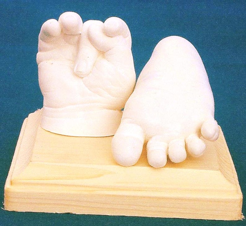 Baby Plaster Casting Kit Keepsakes - Etsy