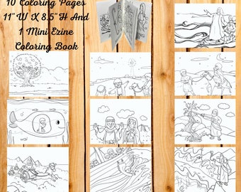 Mini Coloring Zine - Etsy