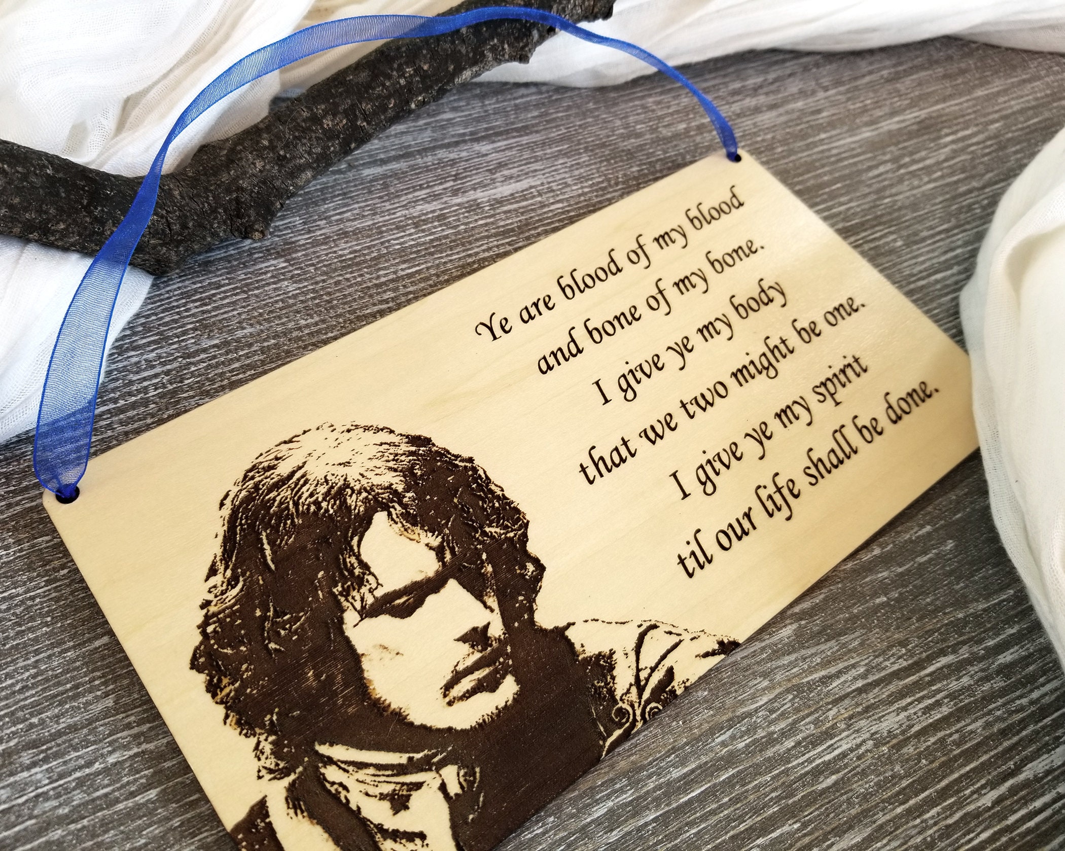 Outlander Gift / Outlander Wooden Wall Art / Jamie Fraser / | Etsy