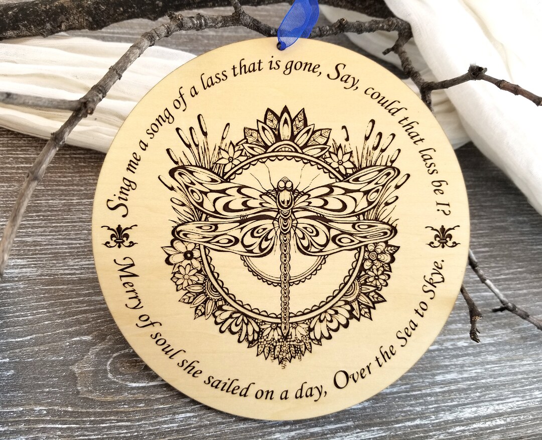Outlander Gift / Outlander Wooden Wall Art / Skye Boat Song / Outlander ...