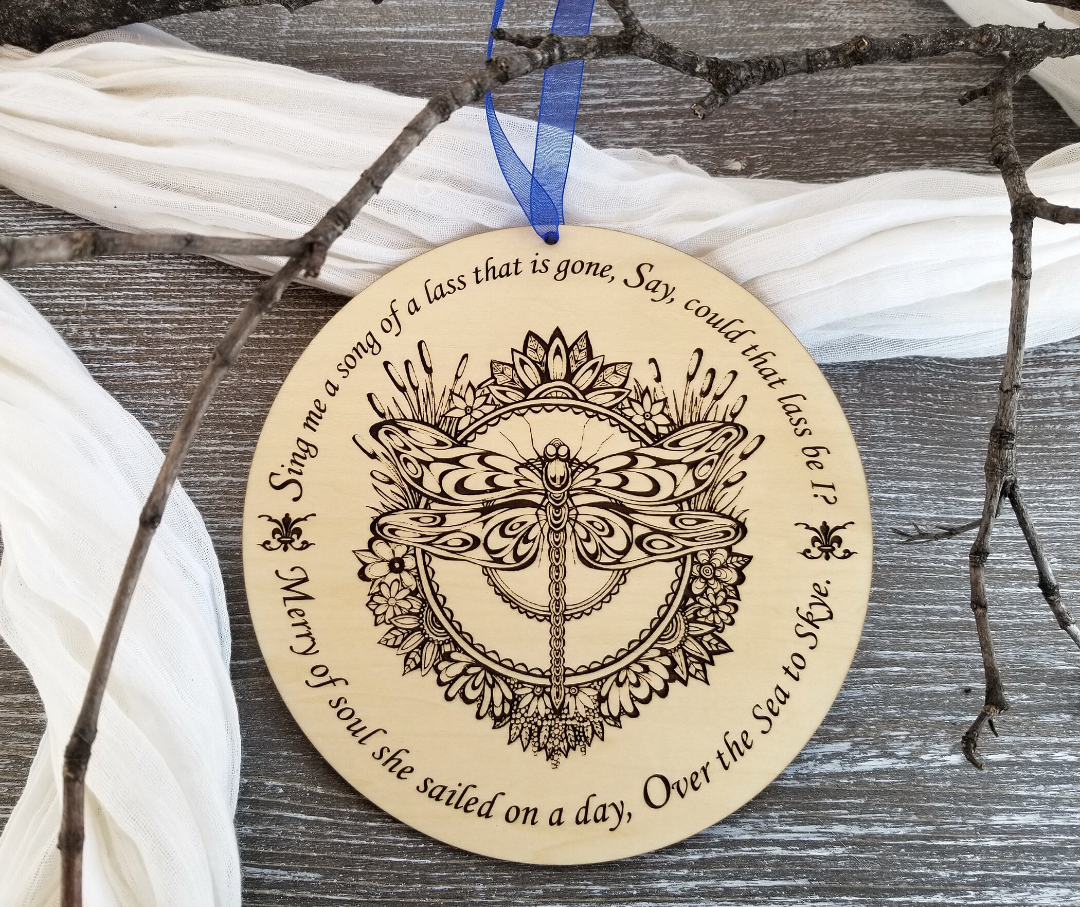 Outlander Gift / Outlander Wooden Wall Art / Skye Boat Song / | Etsy