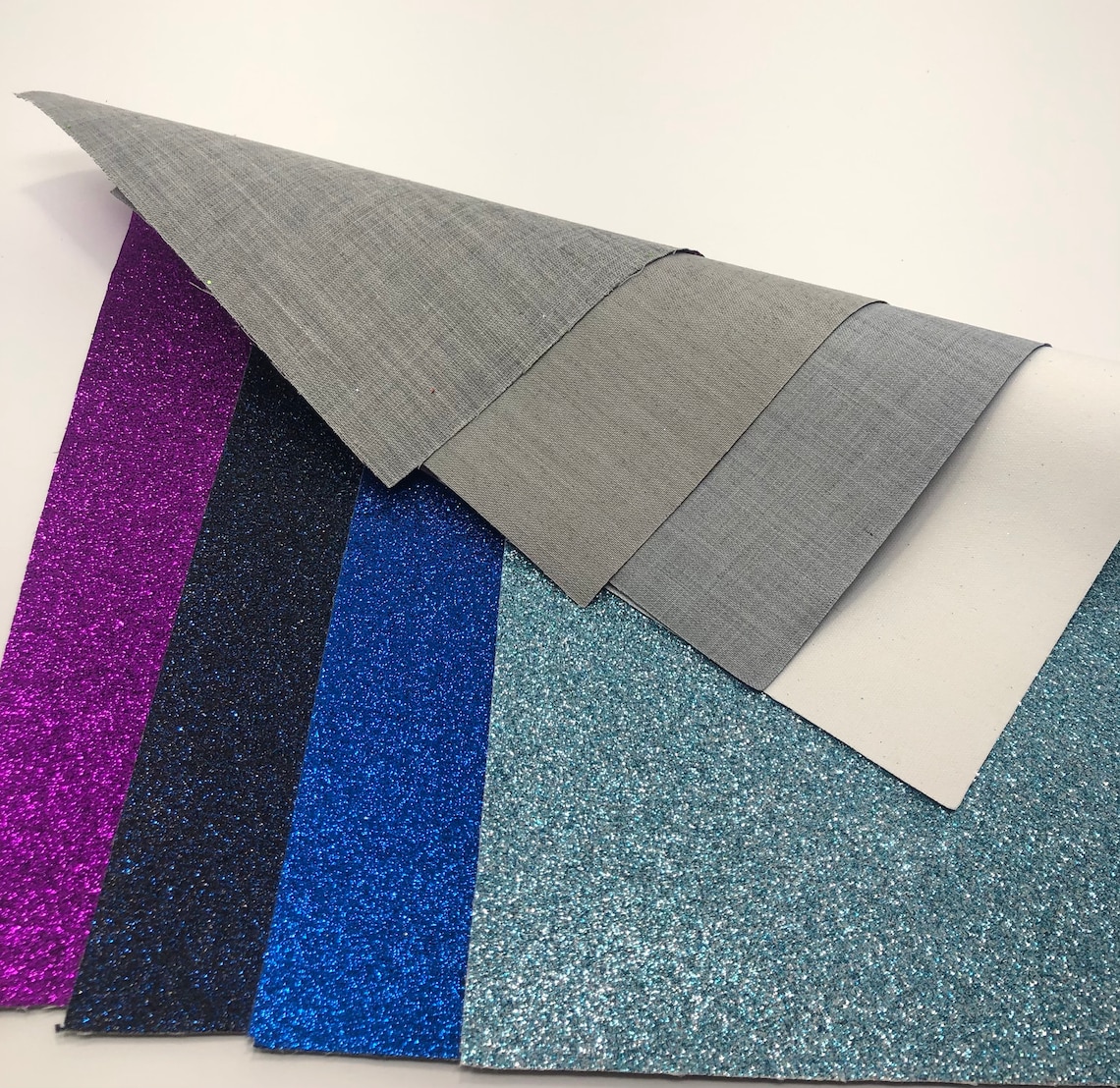 FINE GLITTER Sheet Rainbow Glitter Sheets Hair Bow Supply | Etsy