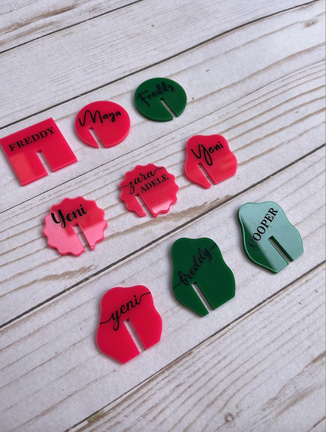 Custom Acrylic Drink Name Tag - Etsy