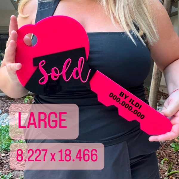 Realtor Key Sign - Etsy