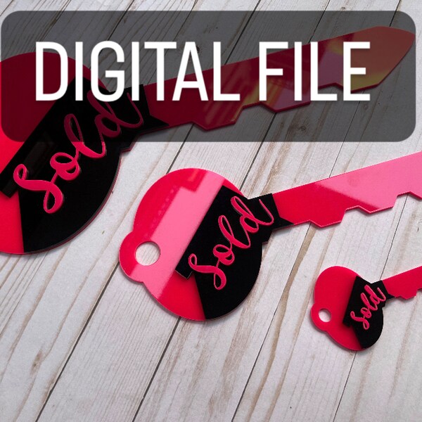 Sold Key Sign - Etsy