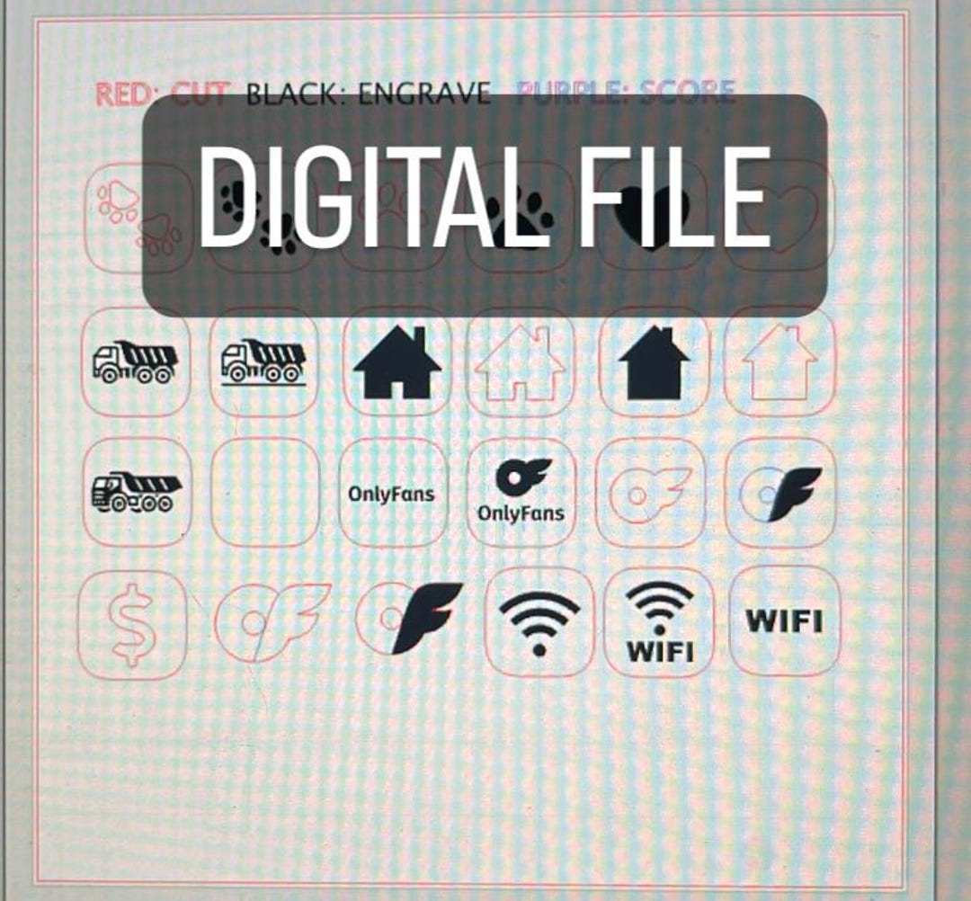 Extension for Nfc Keychain , DIGITAL SVG FILE , Social Media , Laser ...