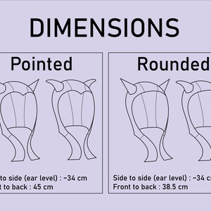 Devil Hat Printable PDF Sewing Pattern 4 Versions - Etsy Australia