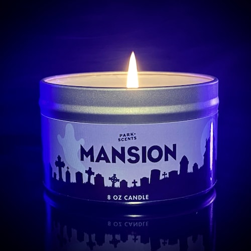999 HAPPY HAUNTS Candle Haunted Mansion Candle Theme Park - Etsy