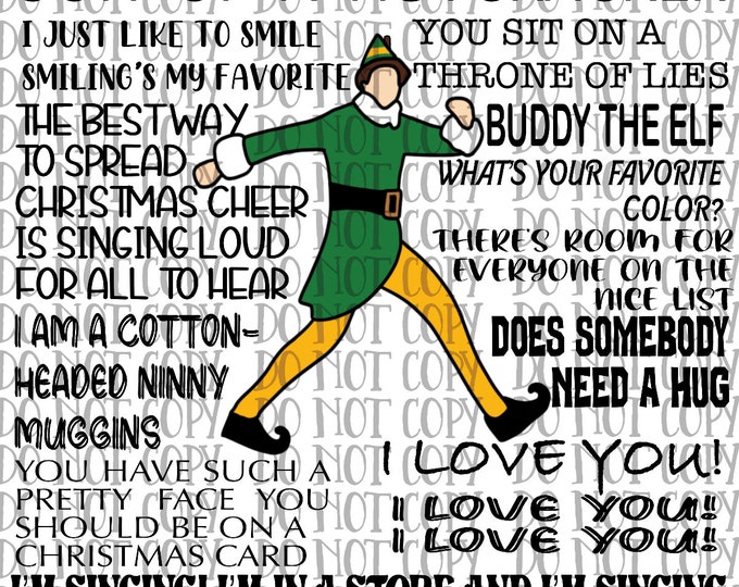 Buddy the elf - Etsy