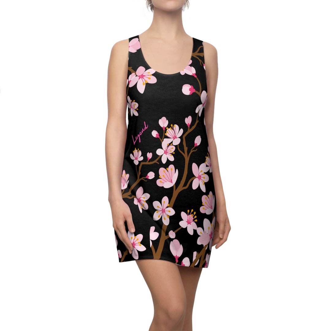 Legend Cherry Blossom Women's Crew Racerback Dress - Etsy