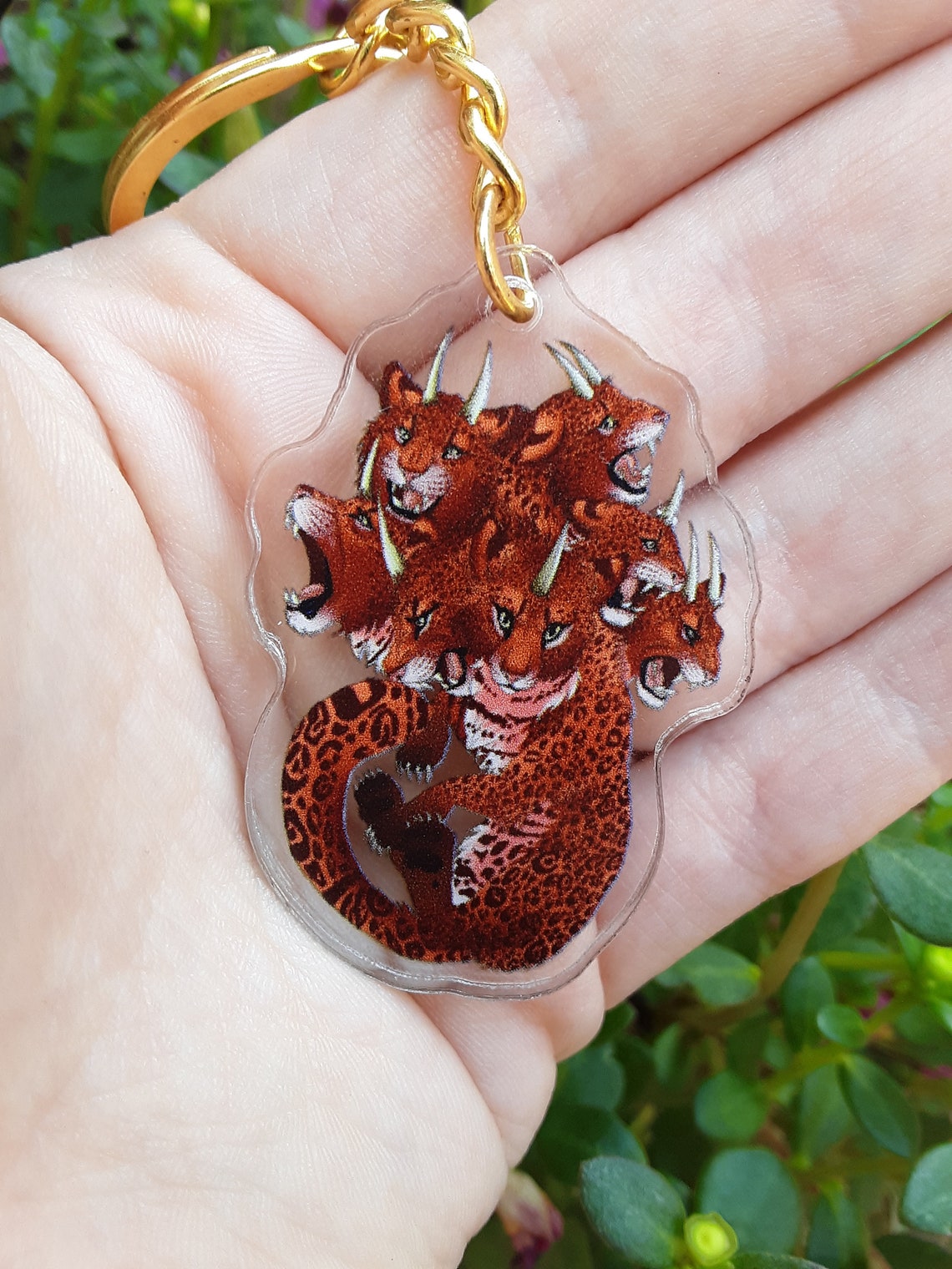 The Seven Headed Beasts of Revelation Scarlet Beast 666 | Etsy