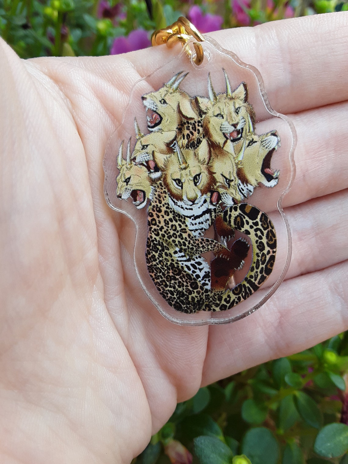 The Seven Headed Beasts of Revelation Scarlet Beast 666 | Etsy België