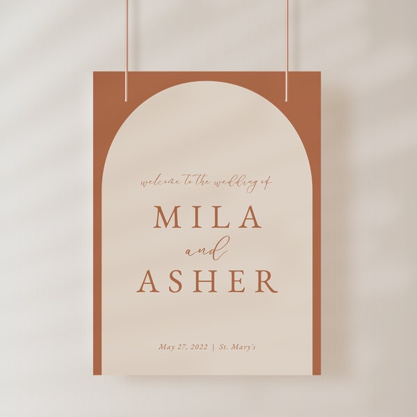 Wedding Sign Templates Canva - Etsy