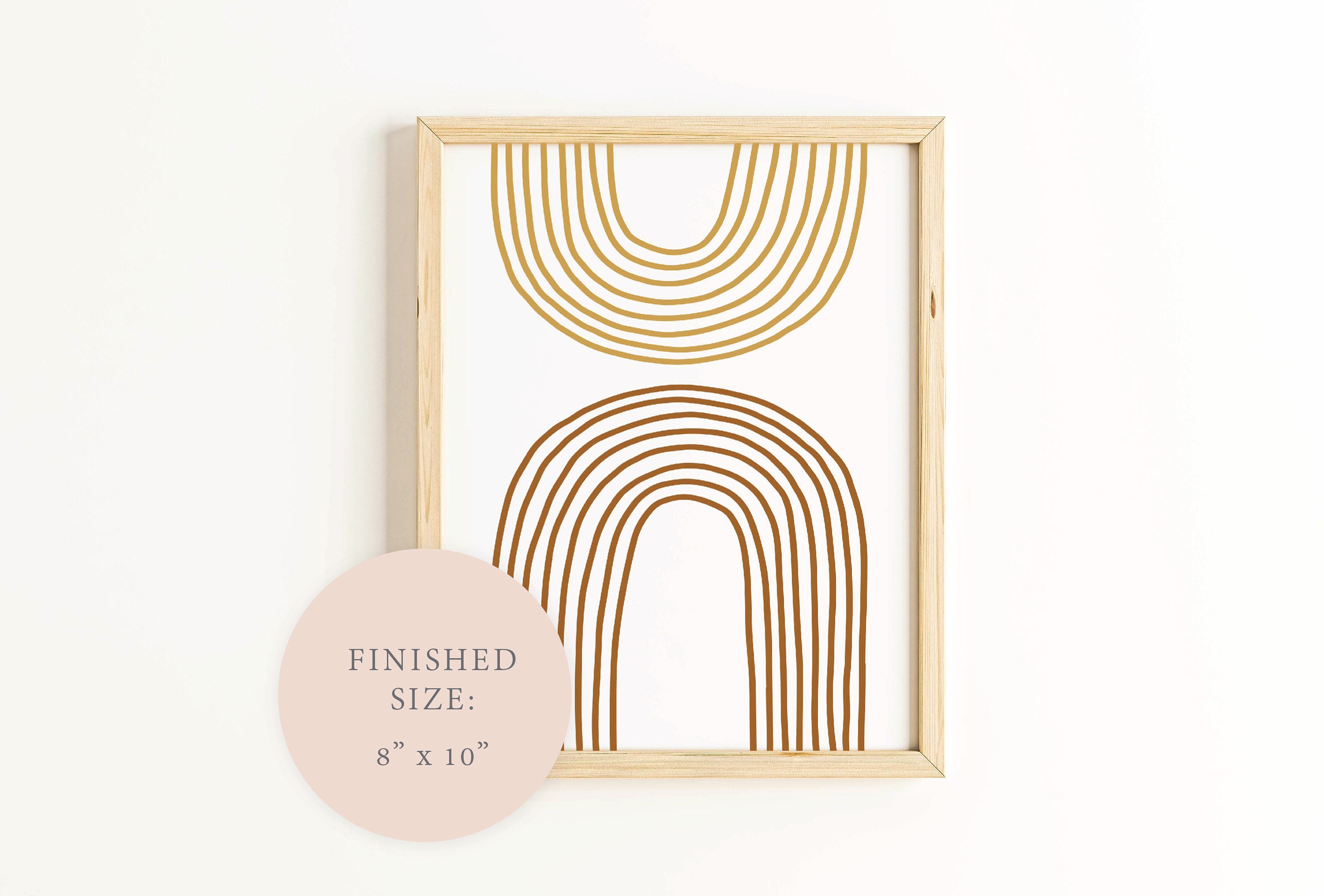 Boho Rainbow, Wall Decor, Nursery Prints, Artwork - Digital Print ...