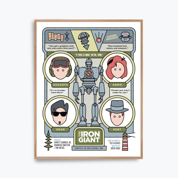 Iron Giant - Etsy