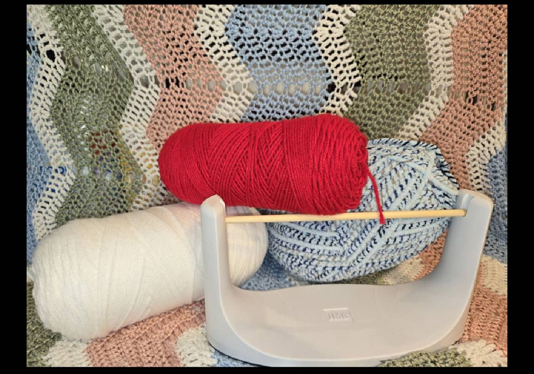 Horizontal Yarn Ball Holder, Knitting, Crochet, Spindle - Etsy
