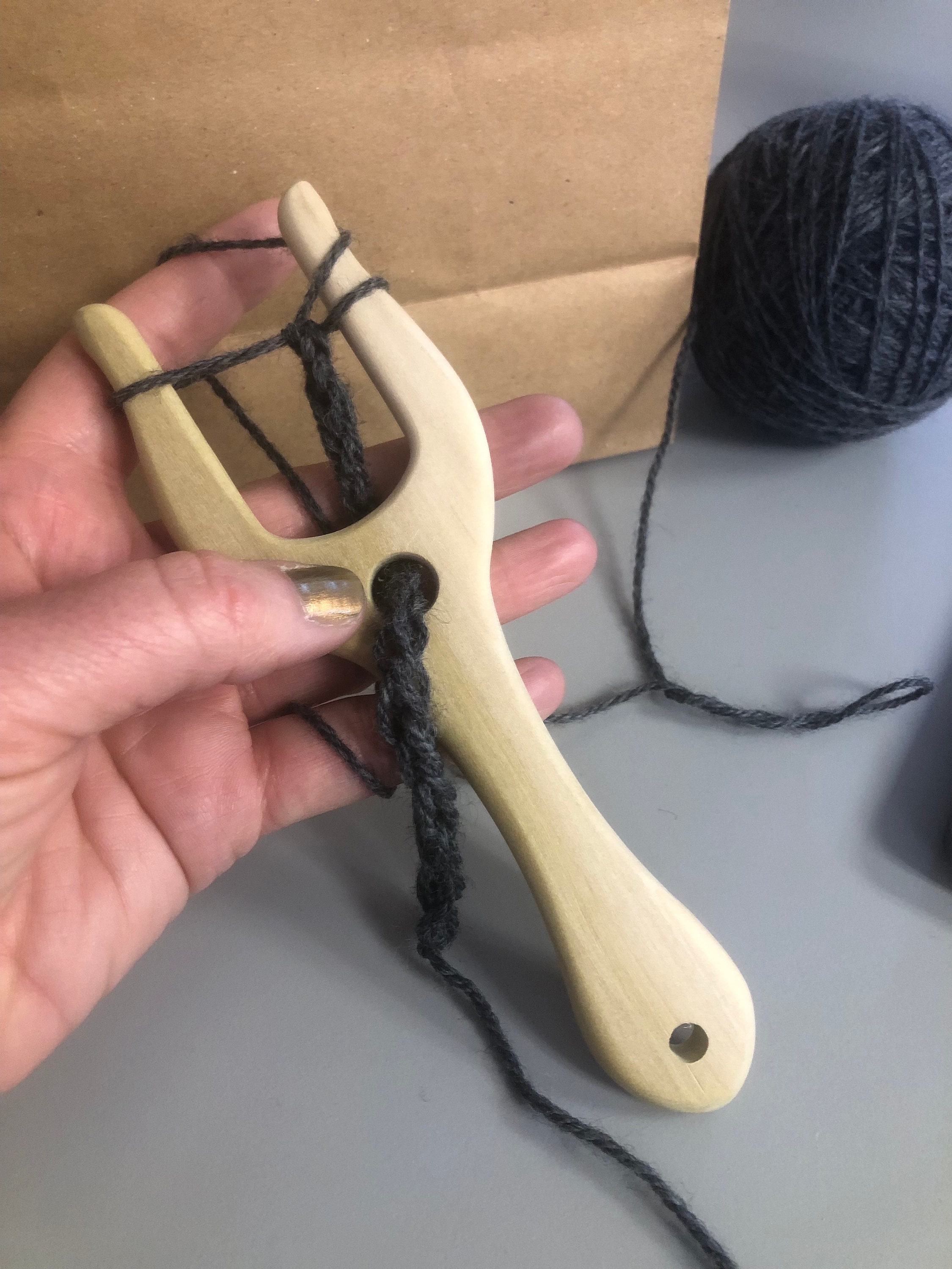 Lucet Fork Made From Wood Great for Crafting Macrame. - Etsy