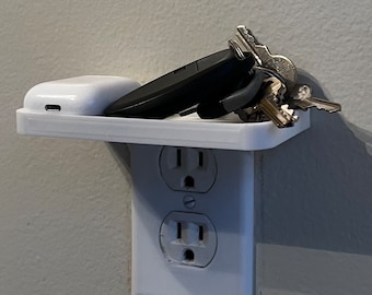 Light Switch Cover With Shelf Decorative Wall Organizer Multiple Colors ...