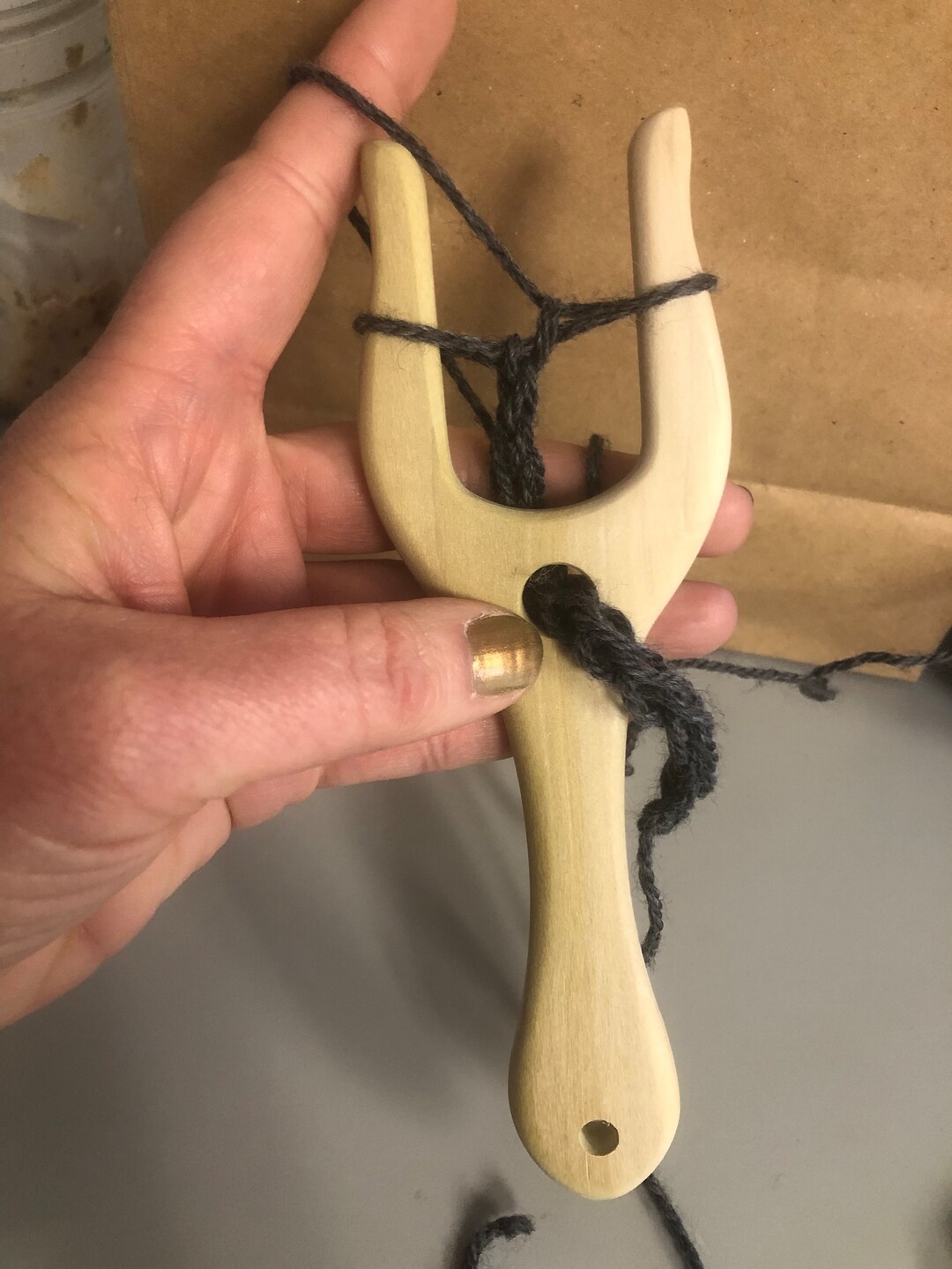 Lucet Fork Made From Wood Great for Crafting Macrame. - Etsy