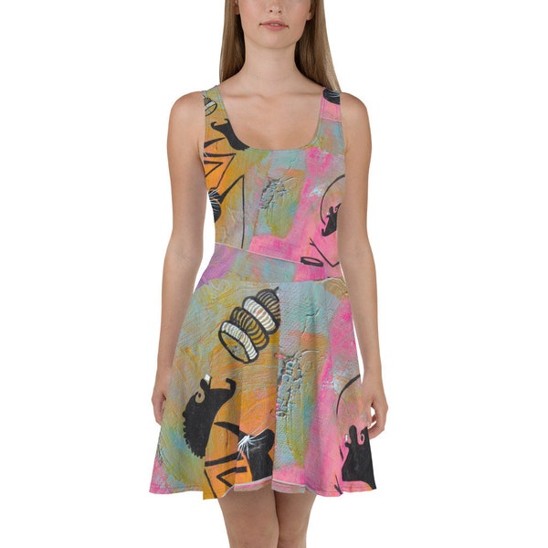 Pop Art Dress - Etsy