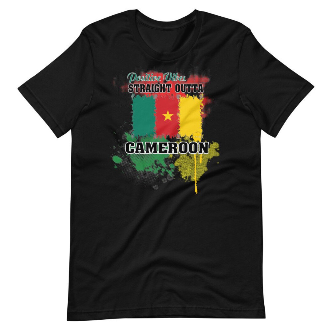 Cameroon Flag Short-sleeve Unisex T-shirt - Etsy