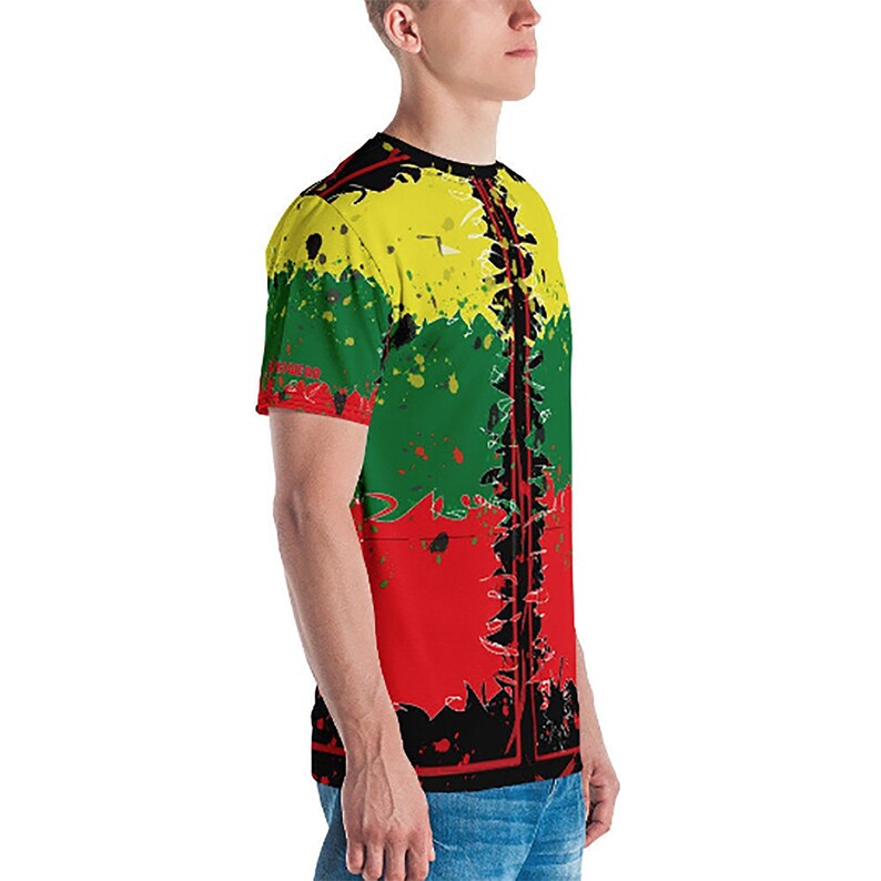 Rasta Color Mens T-shirt all over prints / rasta | Etsy