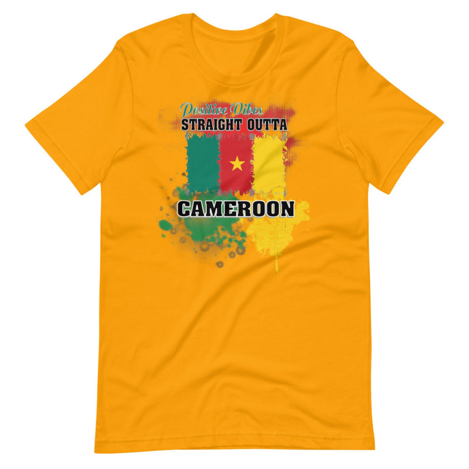 Cameroon Flag Short-sleeve Unisex T-shirt - Etsy