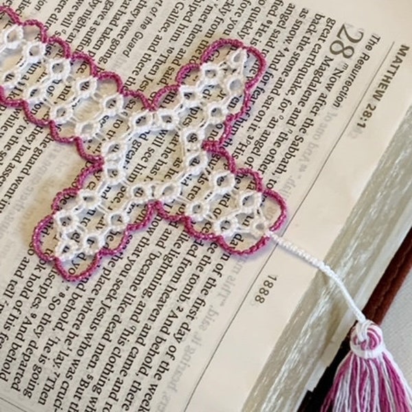Cross Bookmark - Etsy
