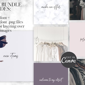 Poshmark and Reseller Instagram Quote Bundle, 75 Images - 25 ...