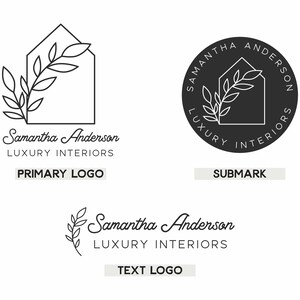 Premade Logo Farmhouse House Watermark Photography Realtor | Etsy