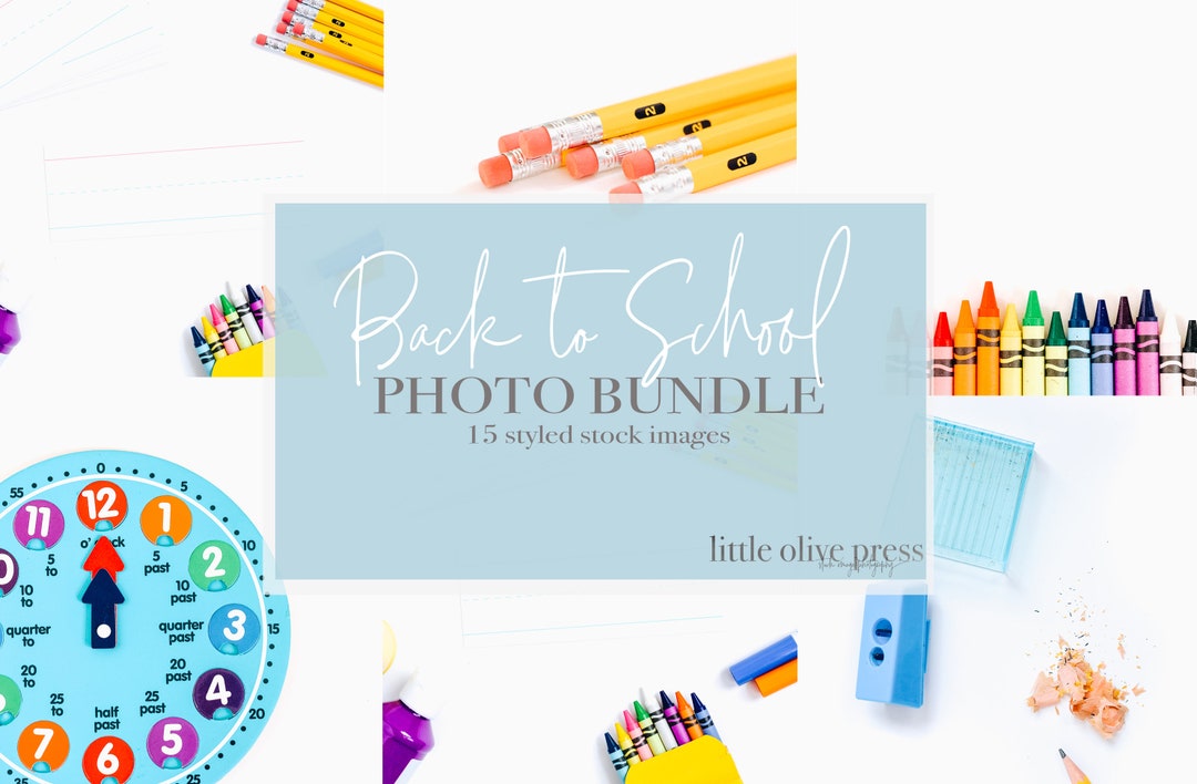 Back to School Stock Photo Bundle / Seasonal Stock Photos / 15 ...