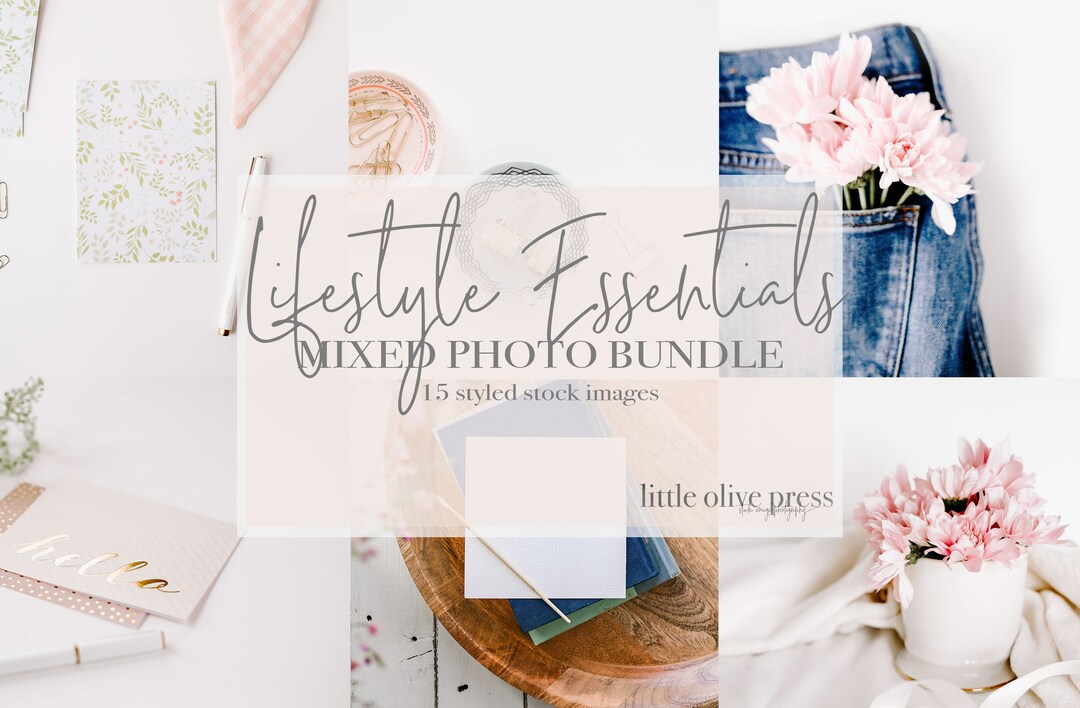 Lifestyle Essentials Stock Photo Bundle / Lifestyle Stock Photos / 15 ...