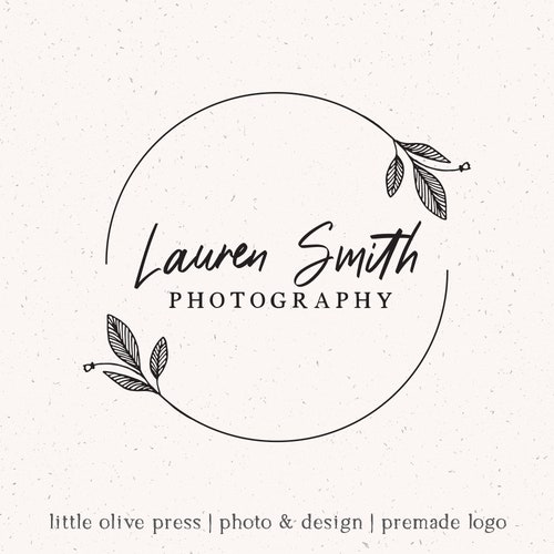 Premade Logo Farmhouse House Watermark Photography Realtor | Etsy