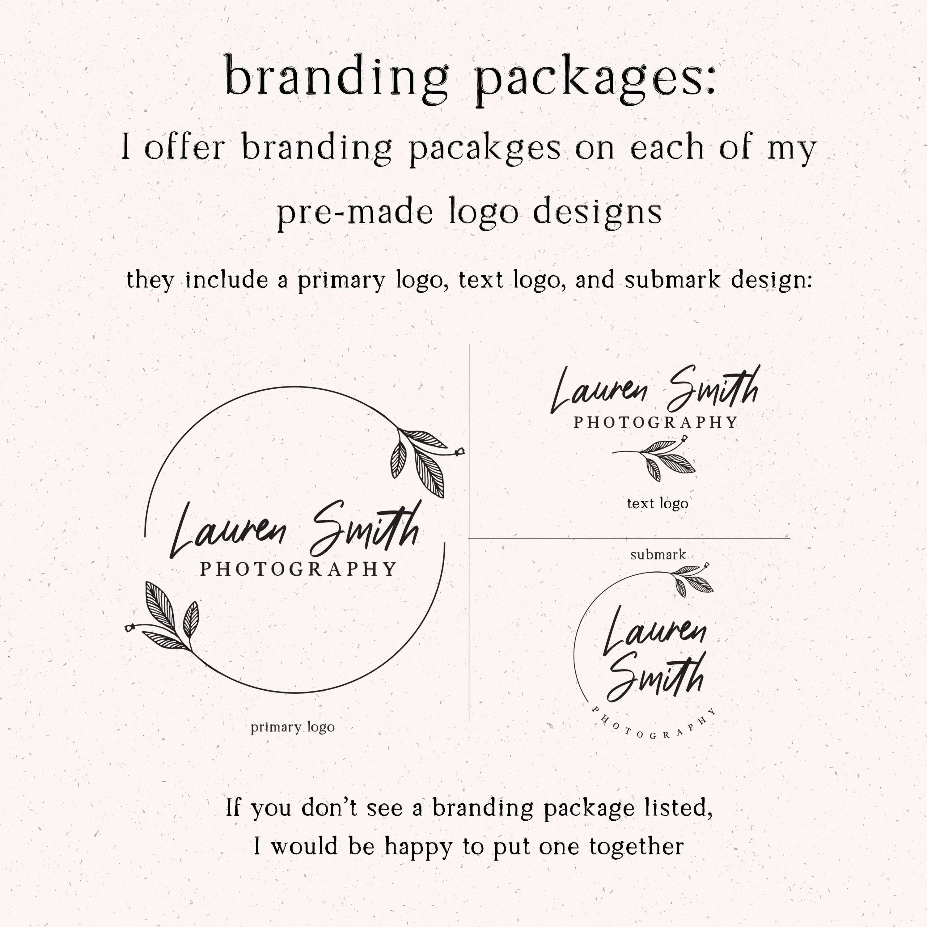 Premade Logo Stars Script Font Watermark Photography Etsy Shop | Etsy