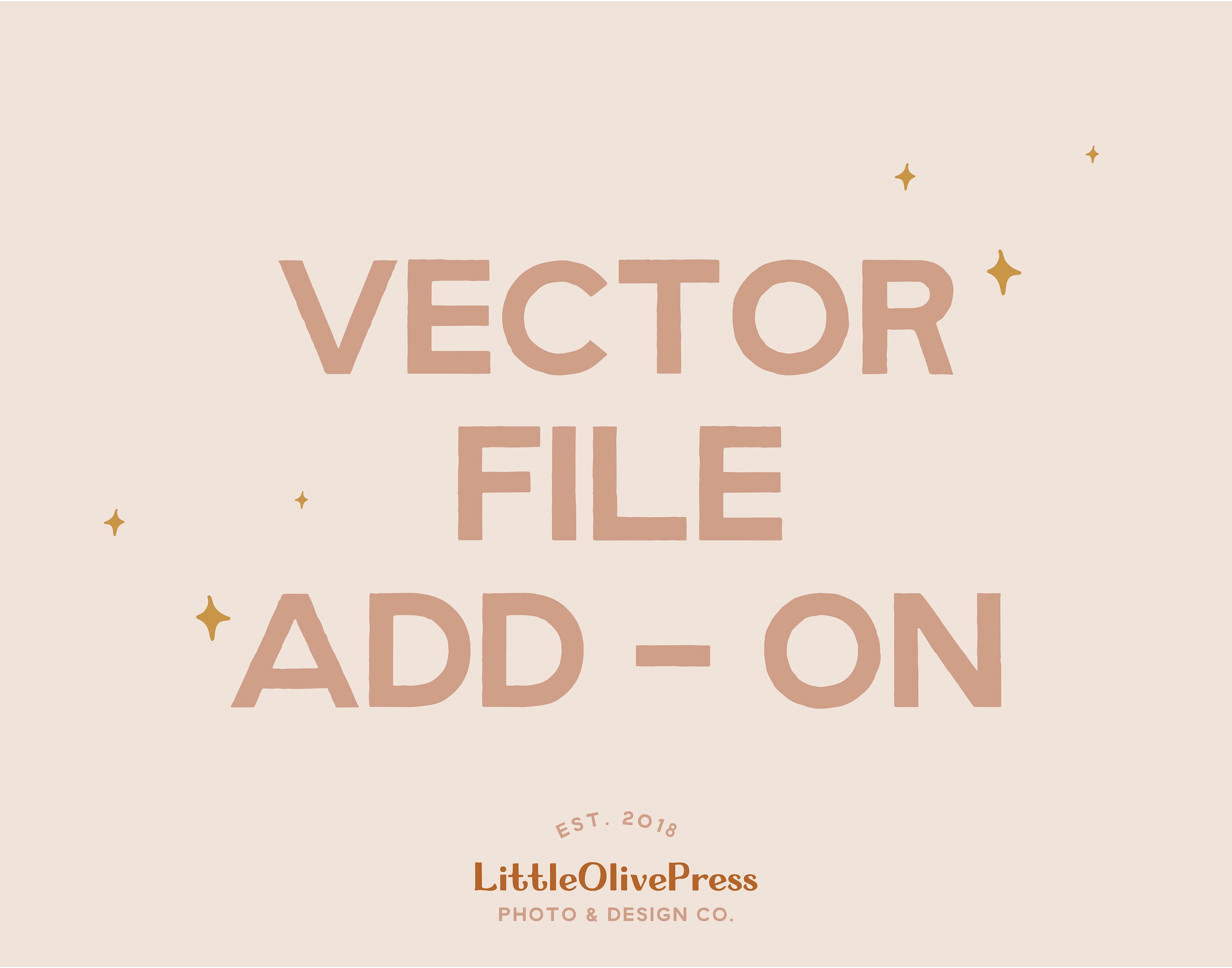 Vector File Add on for a Single Logo or Package PDF EPS | Etsy