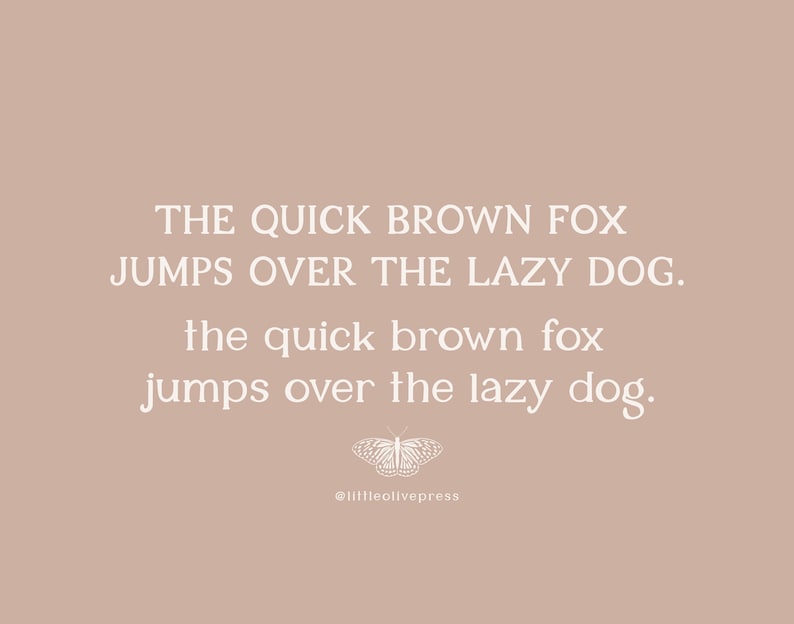 Olive&poppy Font - Serif Font, Modern Font, Boho Font, Branding Font ...