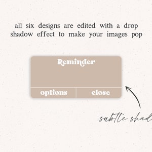 Boho Inspired Reminder Sticker Clipart Stickers Neutral Color Set of 6 ...