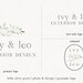 Premade Logo Greenery Watermark Photography Interior Design - Etsy