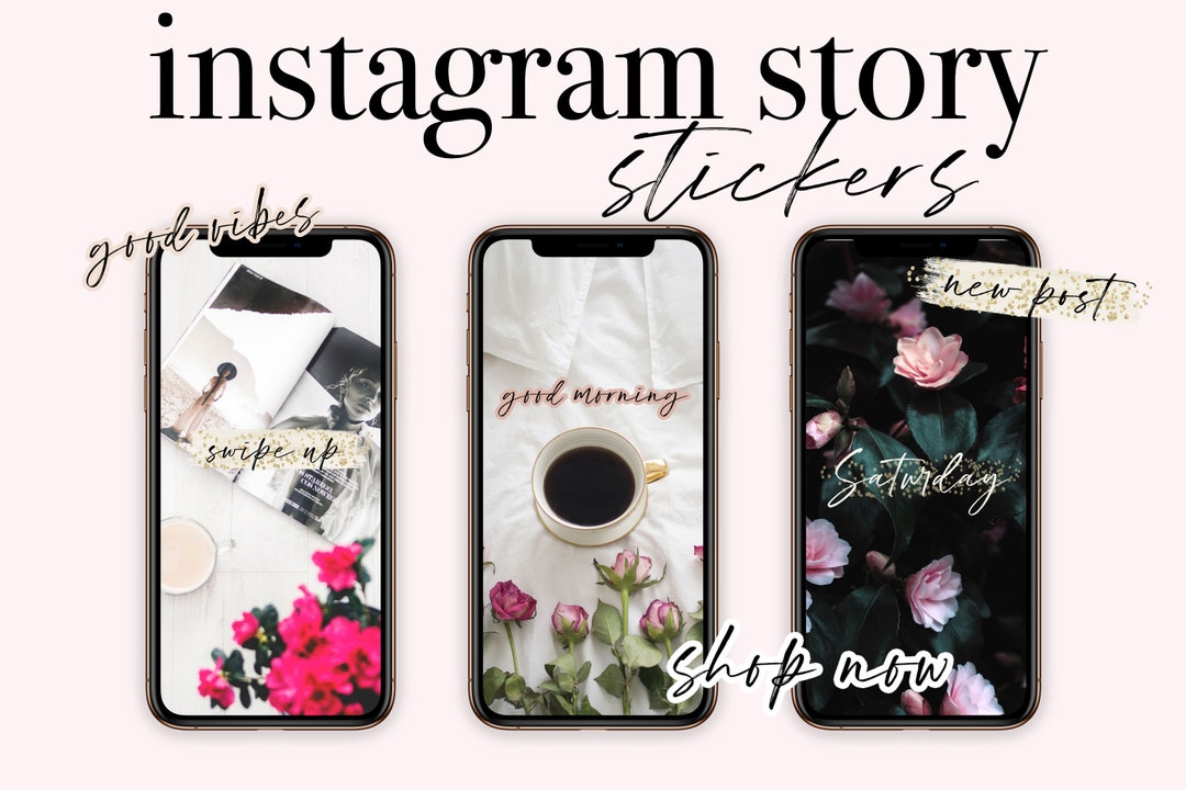 Blogger Influencer Instagram Story Stickers - Blogger - Social Media ...