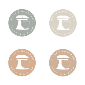 Premade Logo Kitchen Mixer Watermark Photography Bakery Catering ...