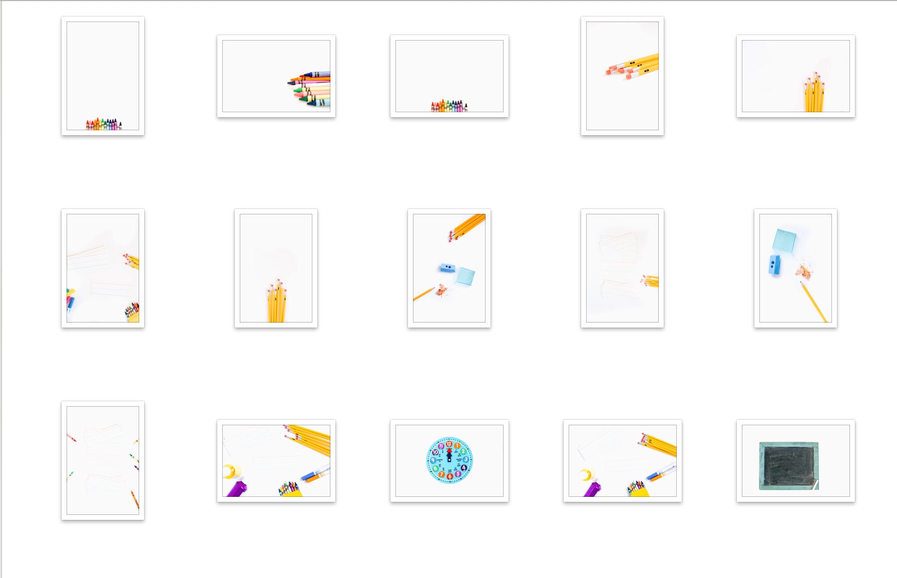 Back to School Stock Photo Bundle / Seasonal Stock Photos / 15 | Etsy