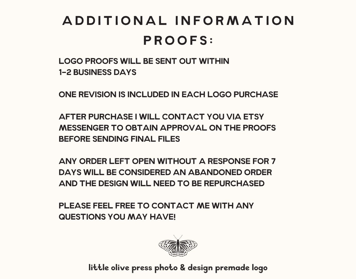 Premade Logo Stars Script Font Watermark Photography Etsy Shop - Etsy