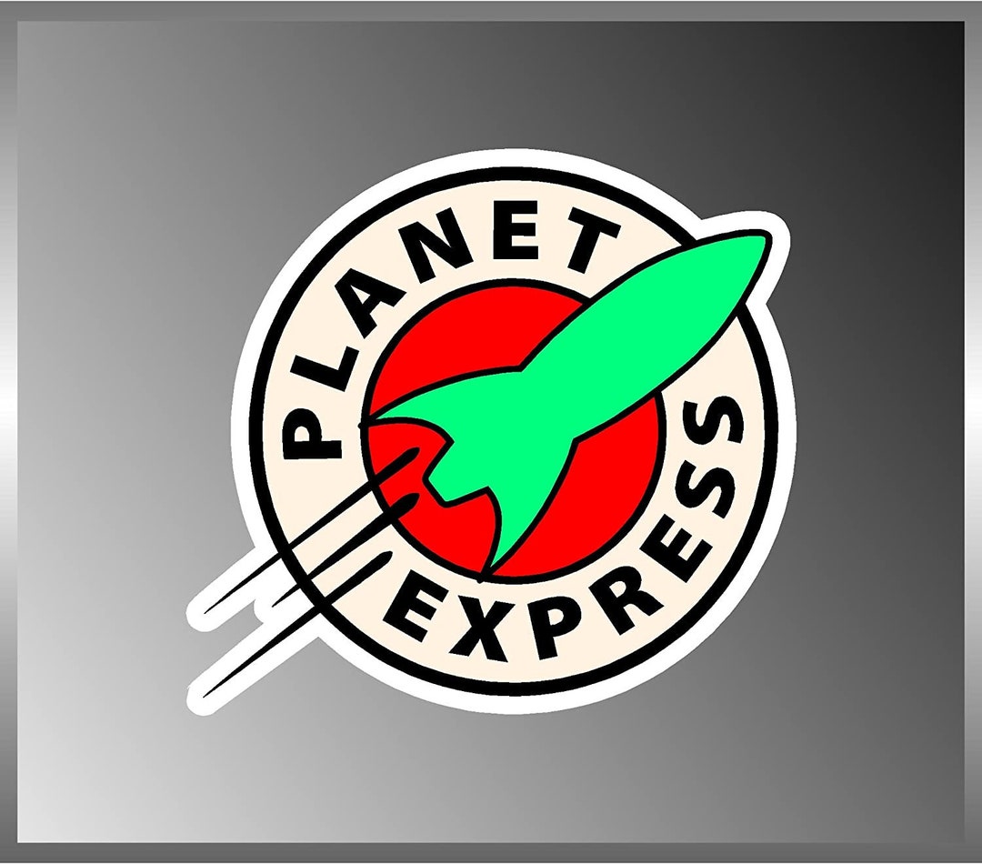 Planet Express Logo Decal, JDM Laptop Sticker, Window Futurama ...