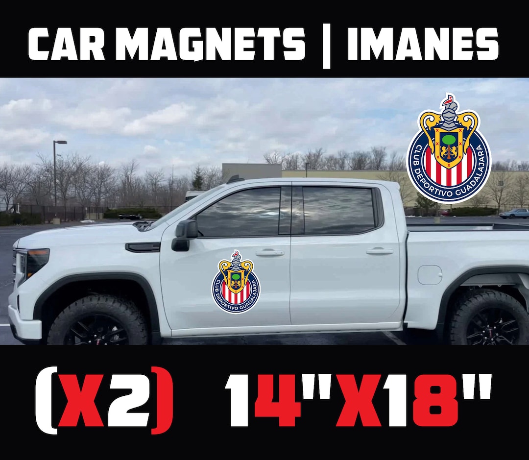 Chivas De Guadalajara Club Futbol Logo Large Car Door Magnets Classic ...