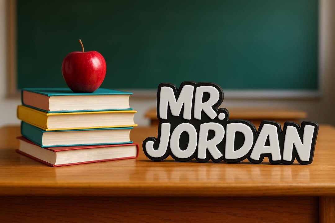 Personalized Office Desk Name Plate Custom Gift Teacher Doctor Nurse ...