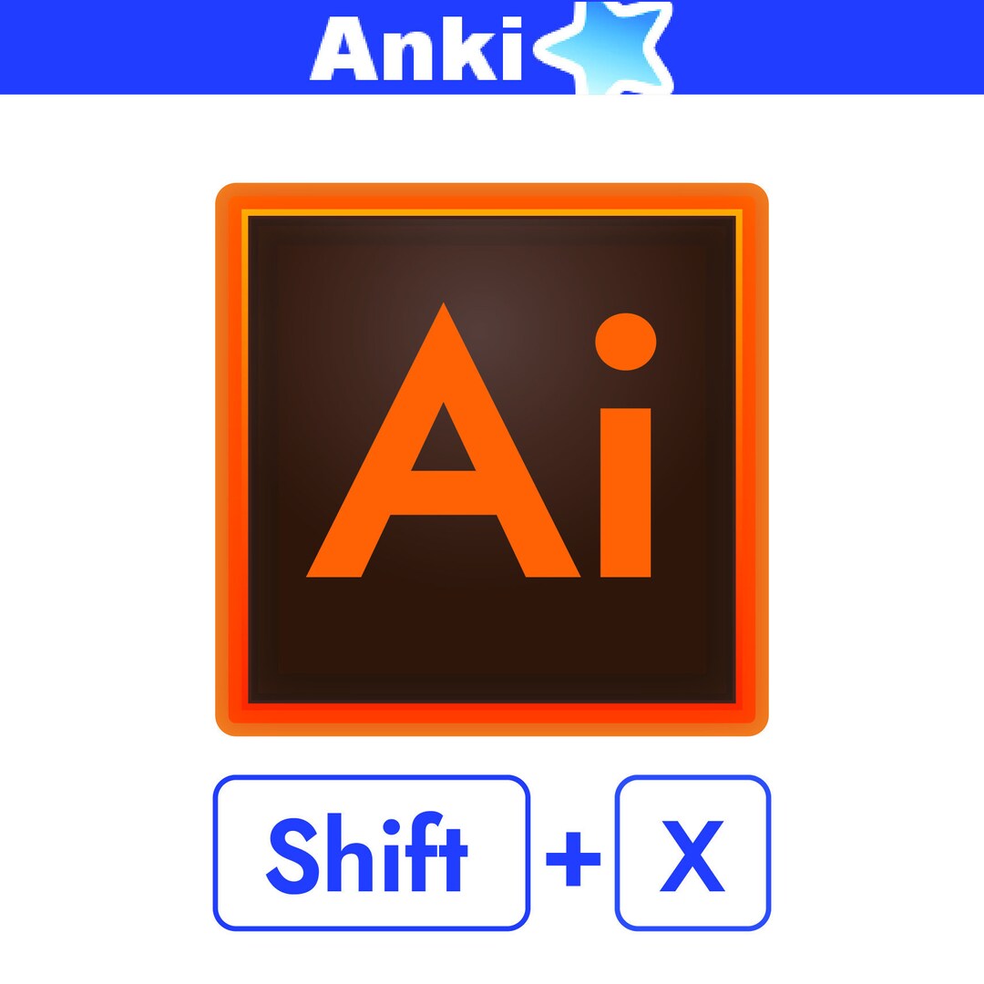 Adobe Illustrator Keyboard Shortcuts - Anki Flashcards - Etsy